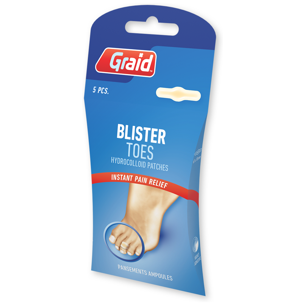 BLISTER PLASTER TOES CARDBOARD BOX - RFX CARE