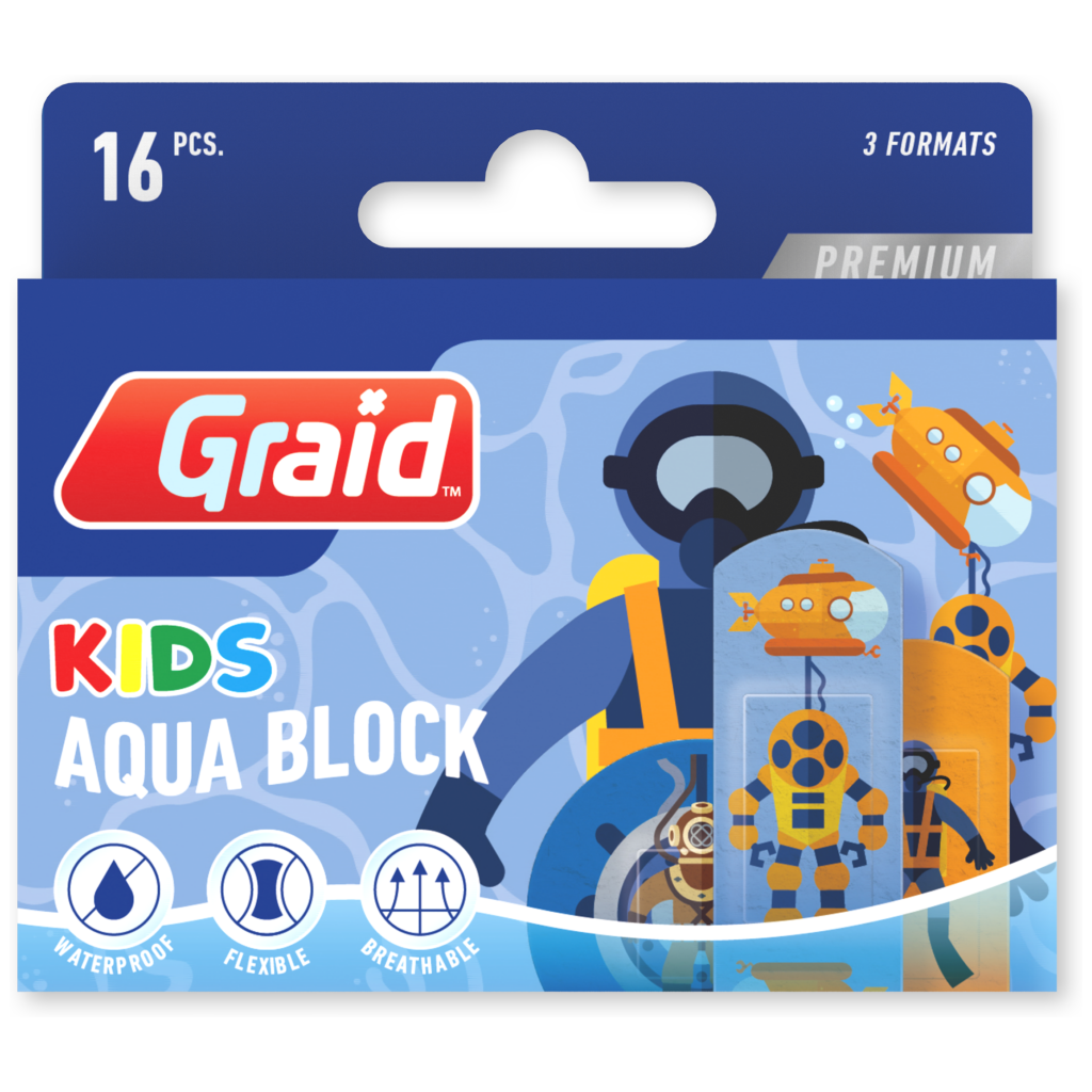 AQUA BLOCK KIDS PREMIUM PLASTER DIVING - RFX CARE