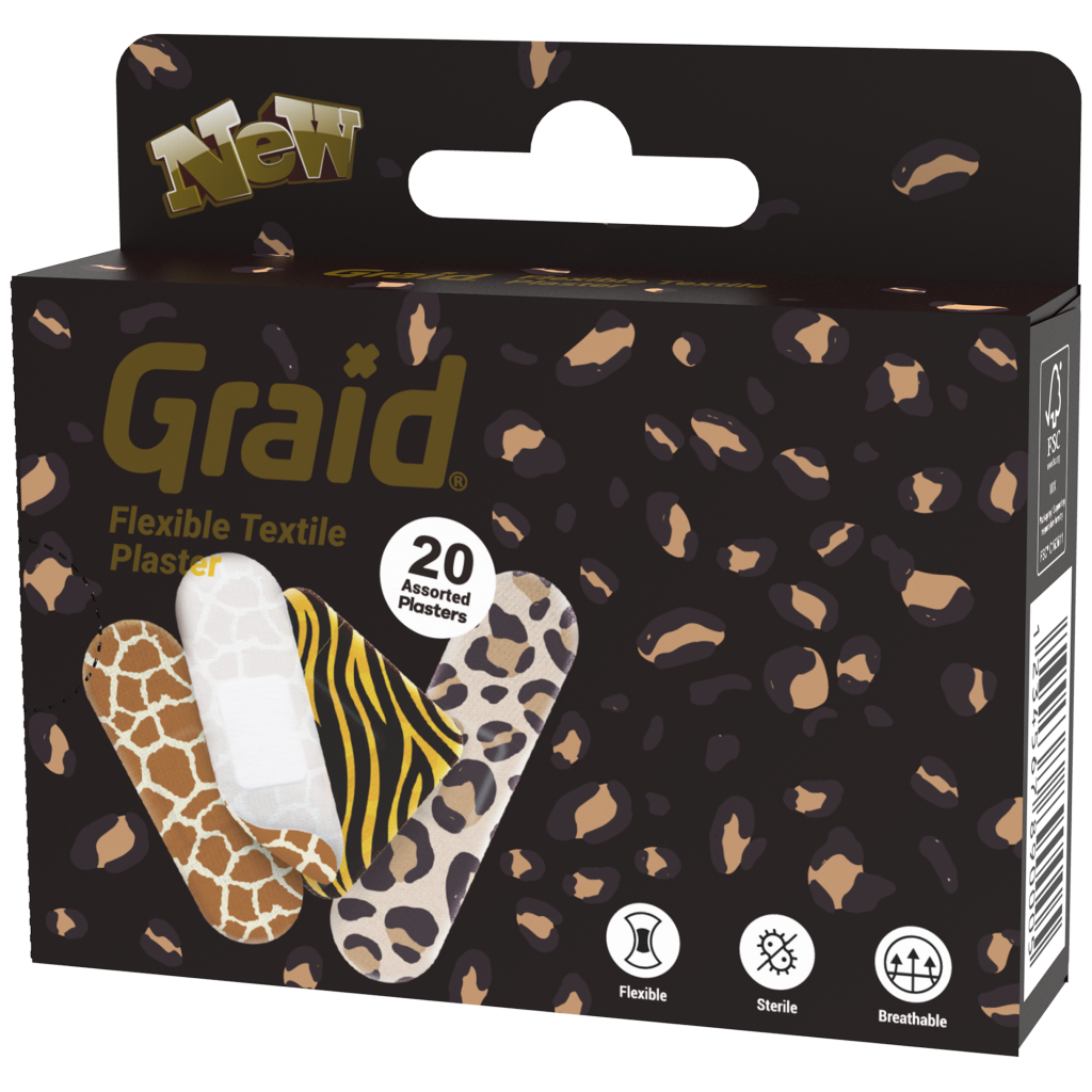 ELASTIC PREMIUM PLASTER JUNGLE CARDBOARD FSC - RFX CARE
