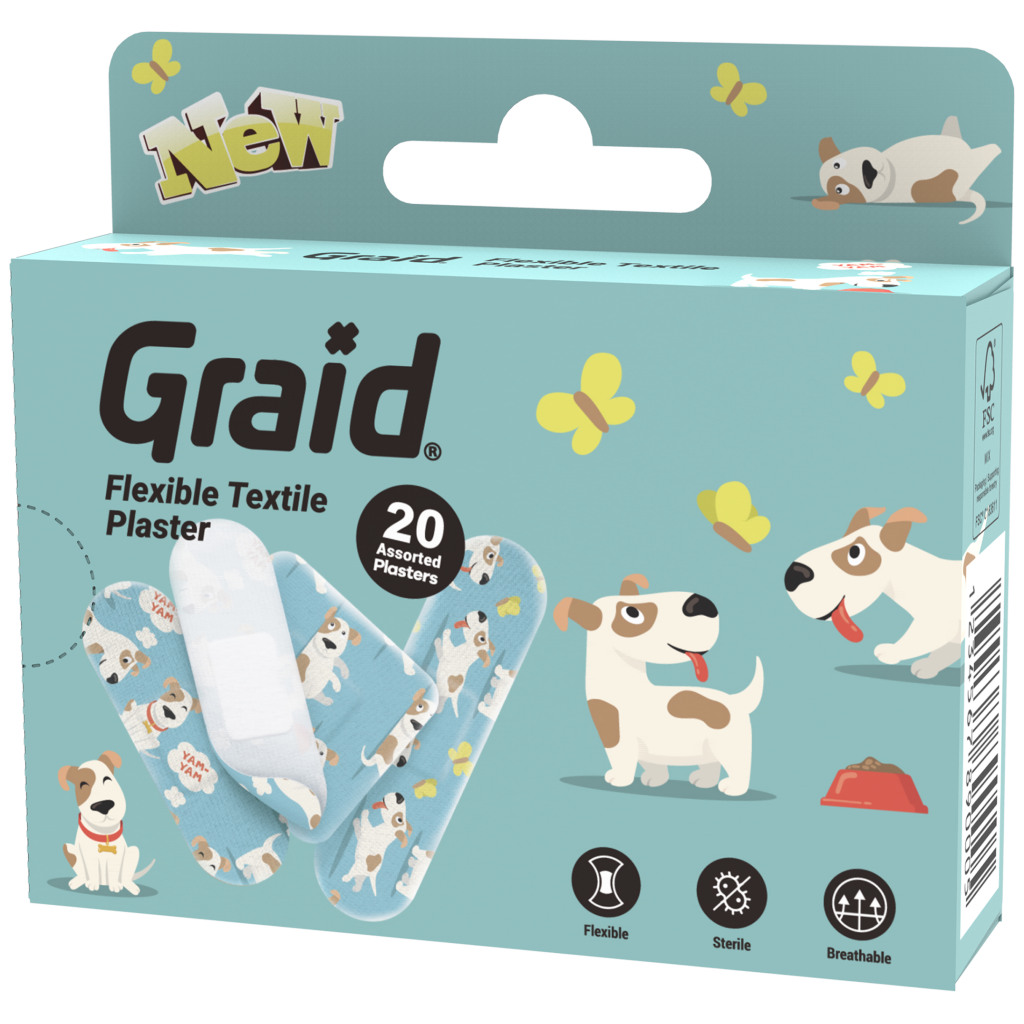 ELASTIC PREMIUM PLASTER DOG CARDBOARD FSC - RFX CARE